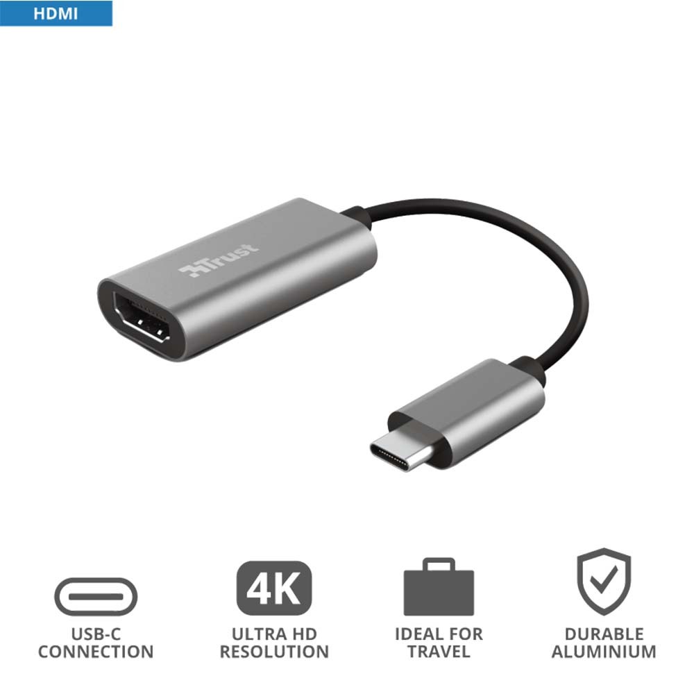 Adapter Trust Dalyx USB-C to HDMI v2.0 23774