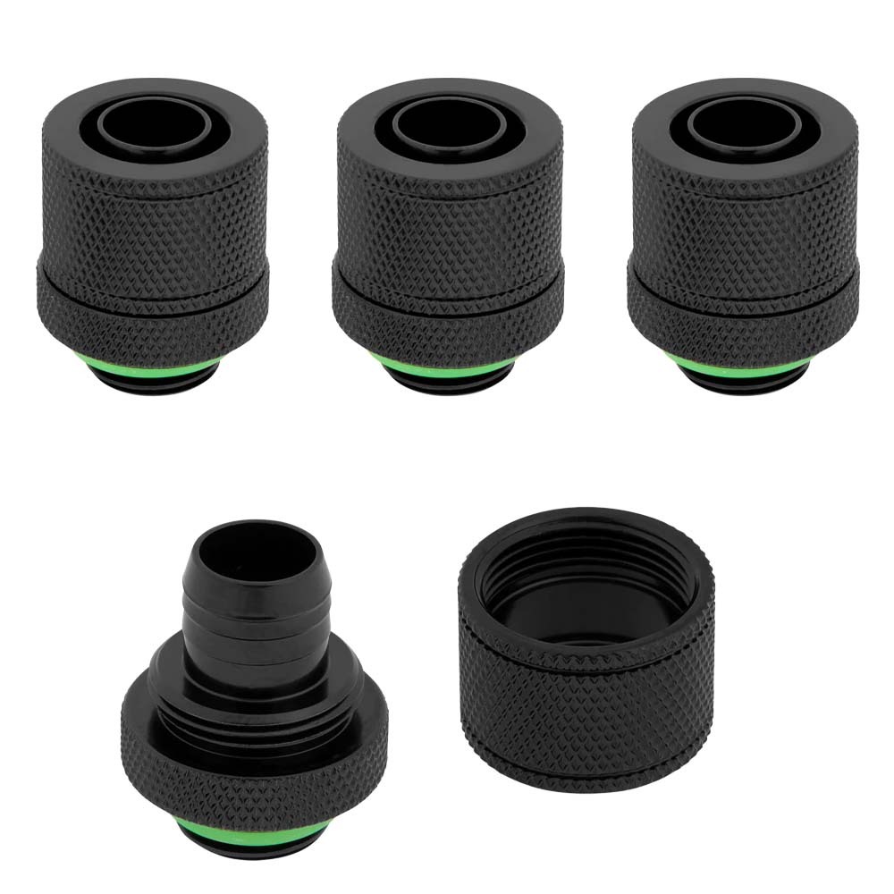 Compression Fitting Corsair Hydro X XF Soft Straight (10/13mm) Black 4 ...