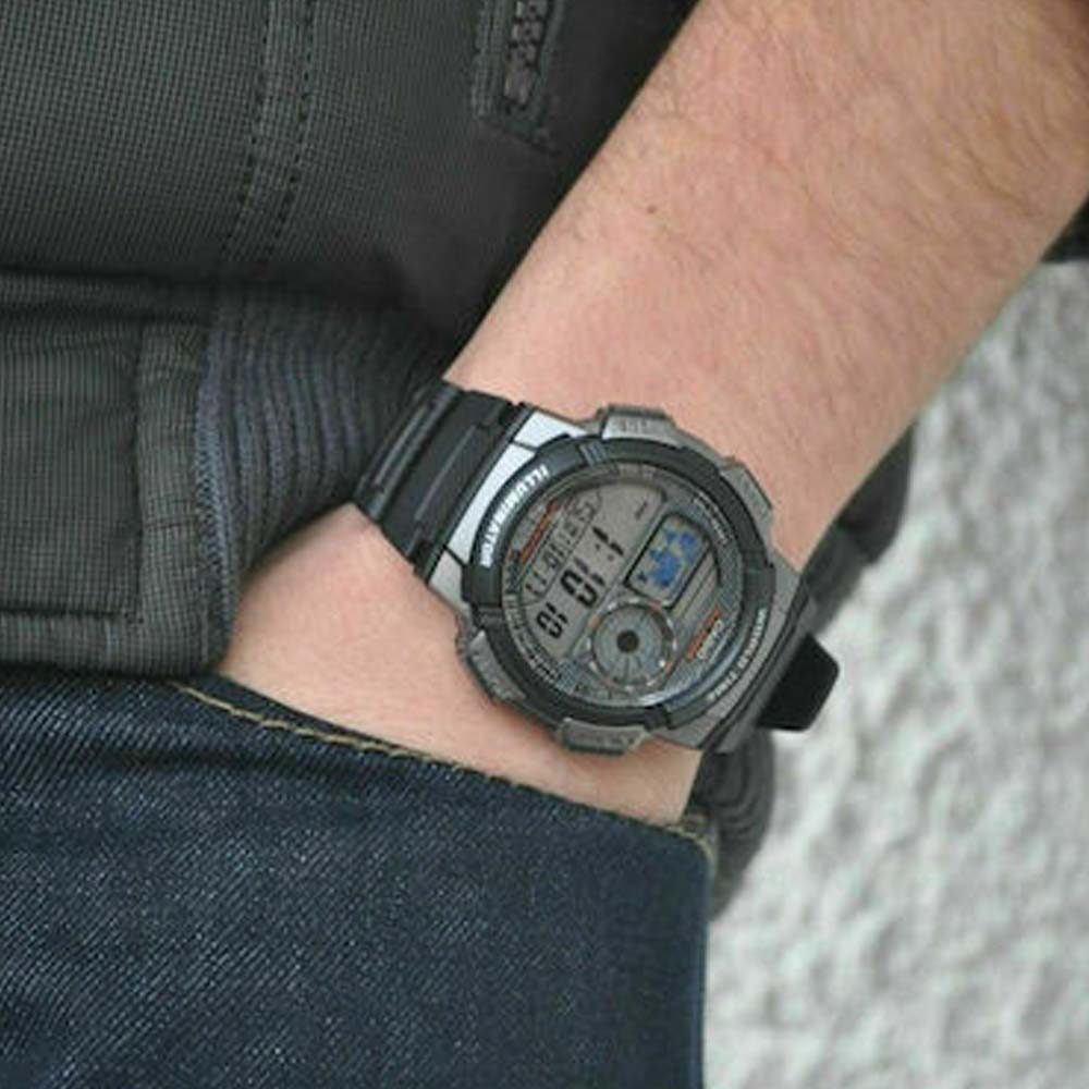 Ψηφιακό Ρολόι Casio Illuminator Collection Black/Dark Gray AE-1000W-1BVEF