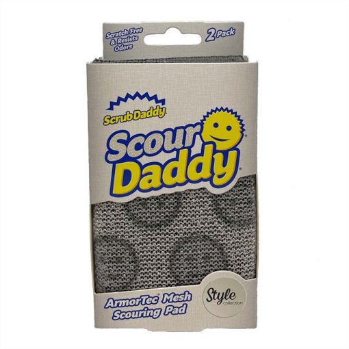 Scrub Daddy - Scour Daddy Style Σφουγγάρια Grey 2 τμχ