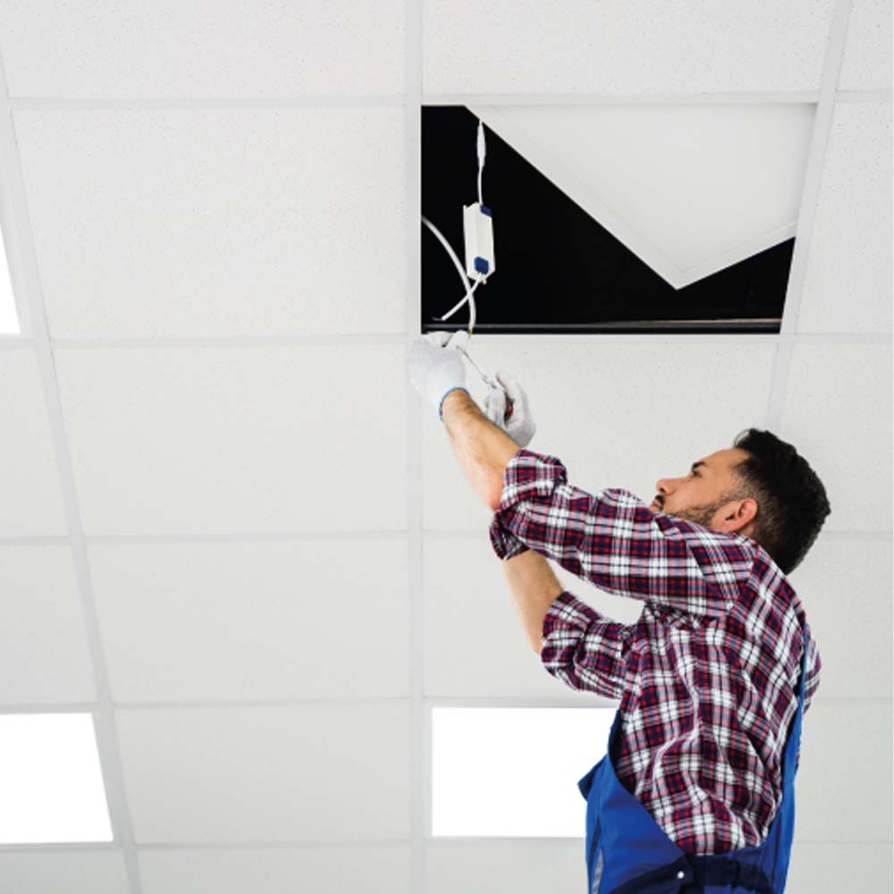 123LED LED Panel 60x60cm 40W 4000K 4000lm Bright White