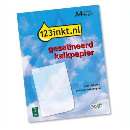 123inkt 3D Pen Stencil Tracing Paper A4 12 τμχ