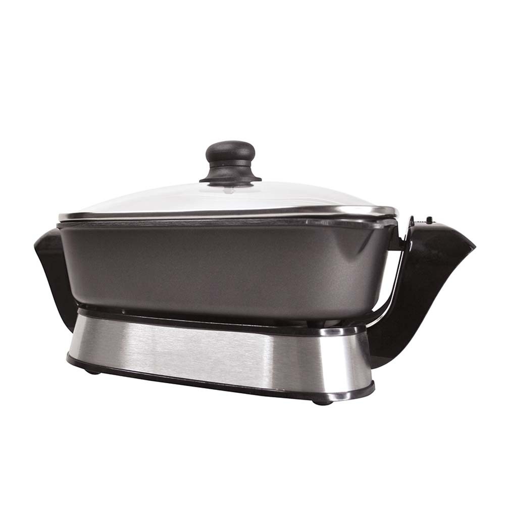 Electric Wok Grill Daewoo 1200W Black SYM-1434