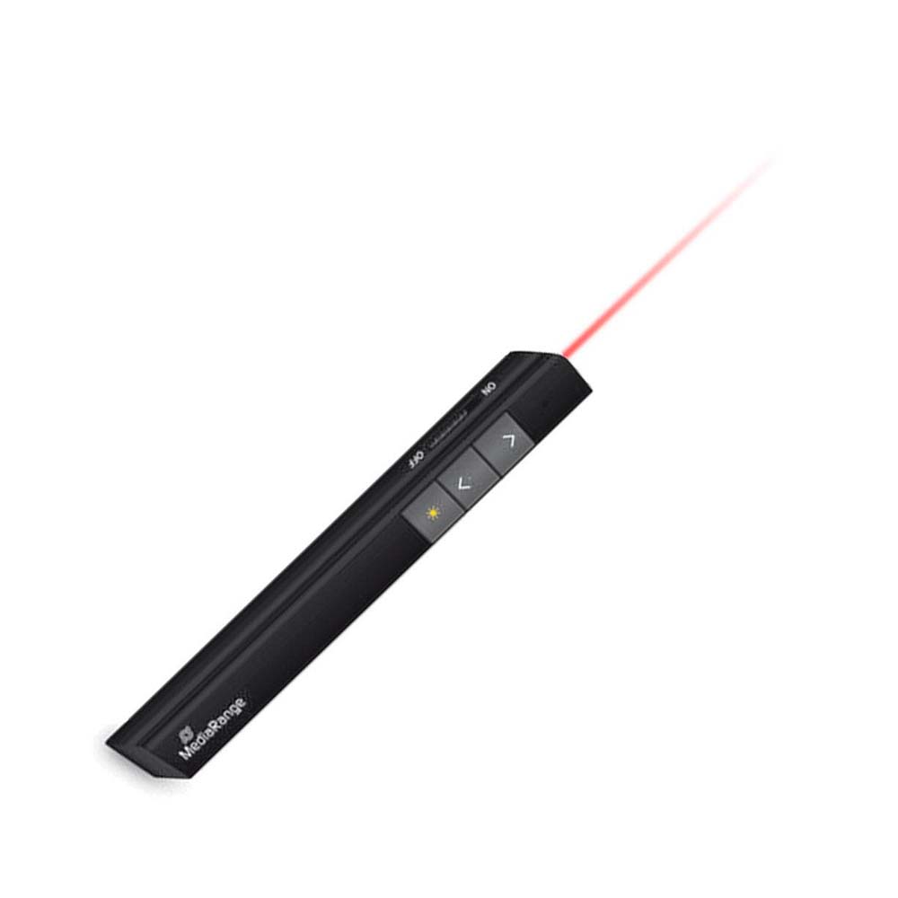 Wireless Presenter MediaRange 3-Button with Red Laser Pointer MROS221