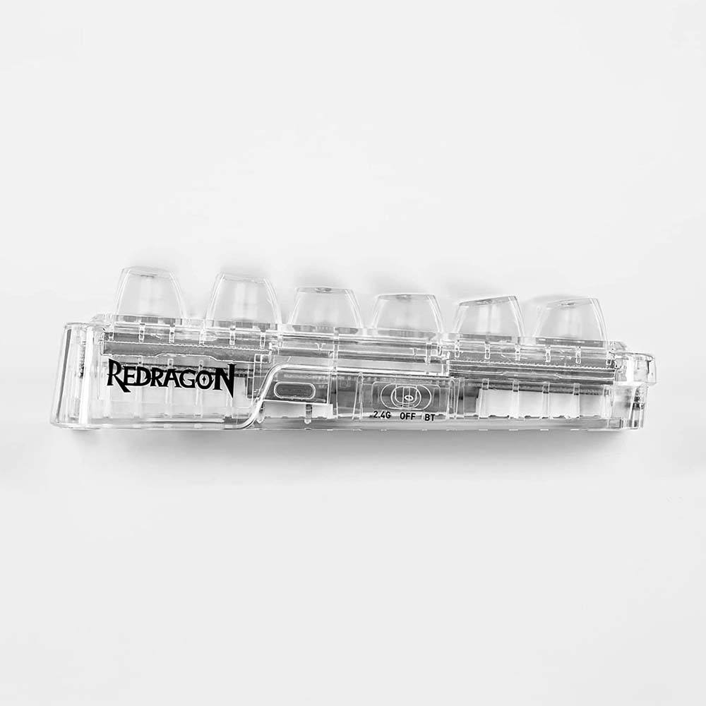 Redragon Crystal Keycaps A135 PBT Double Shot Transparent