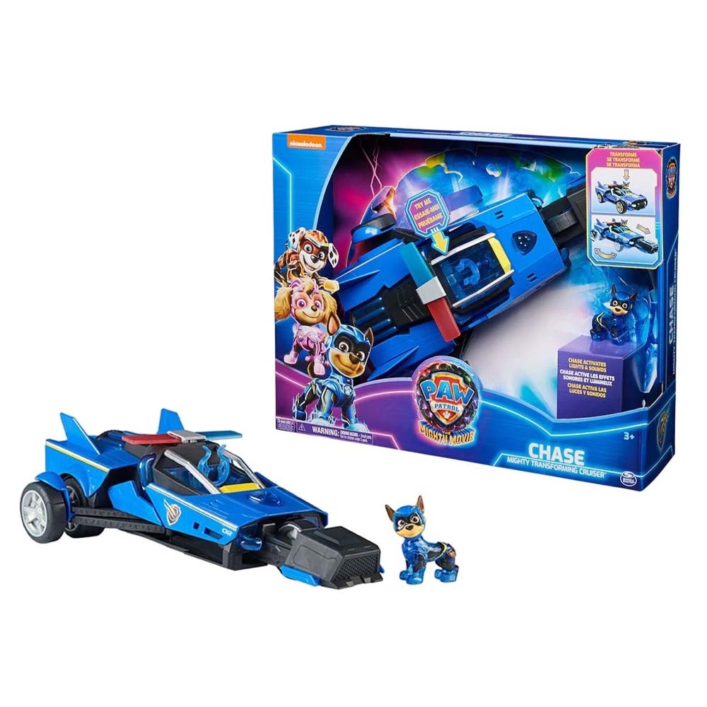 Spin Master Paw Patrol - The Mighty Movie, Chase Mighty Transforming ...