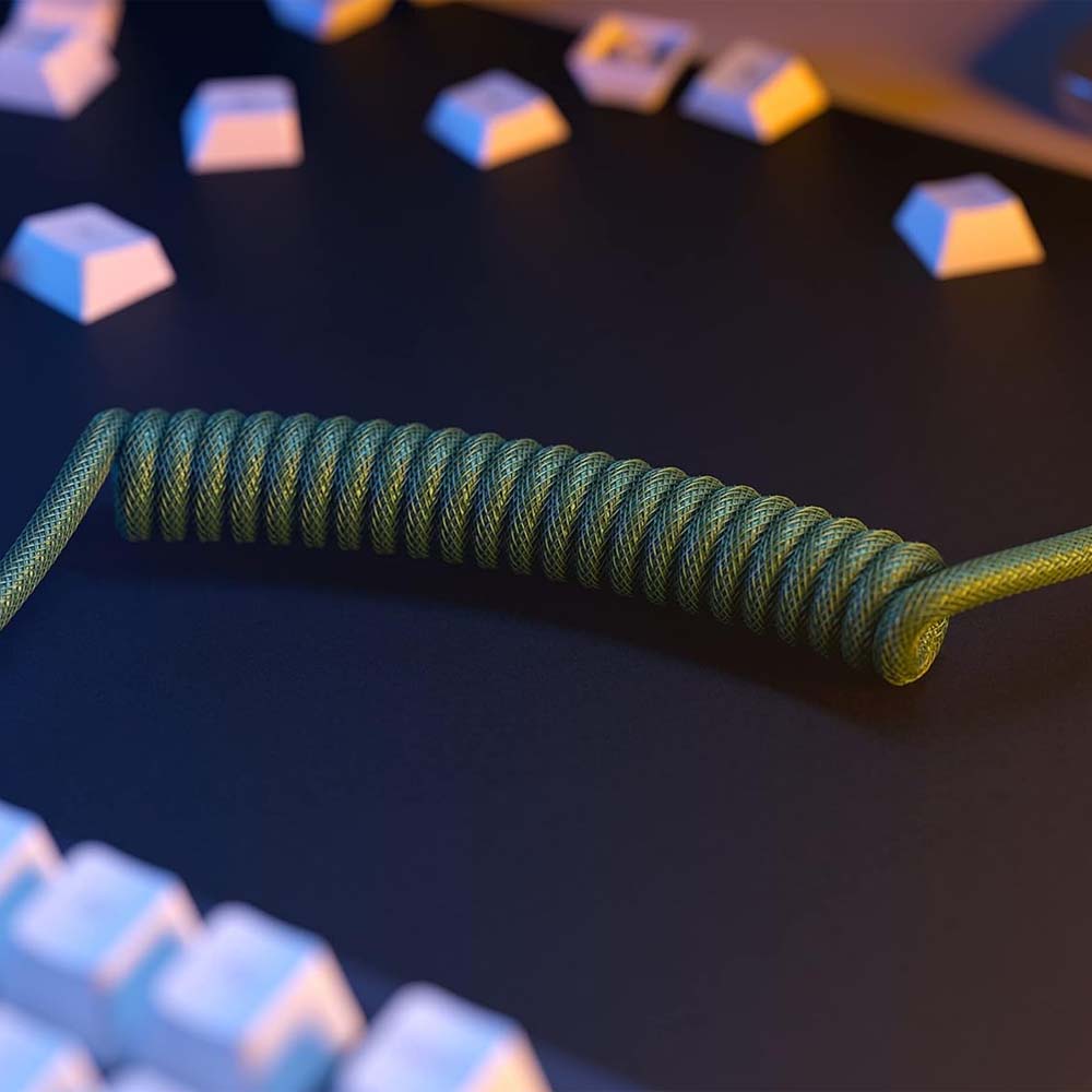Glorious PC Gaming Race Coiled Keyboard Cable Nebula GATA-1417
