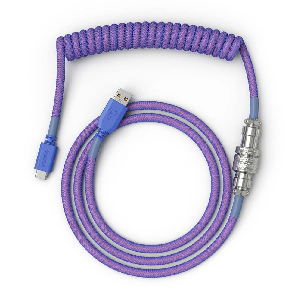 Glorious PC Gaming Race Coiled Keyboard Cable Nebula GATA-1417