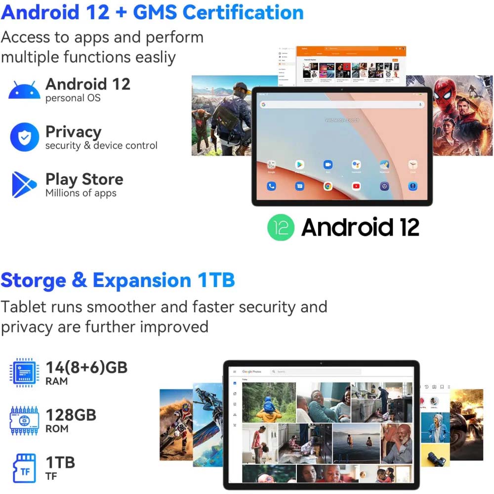 Blackview Tab 12 Pro 4G 10.1" 128GB Space Gray