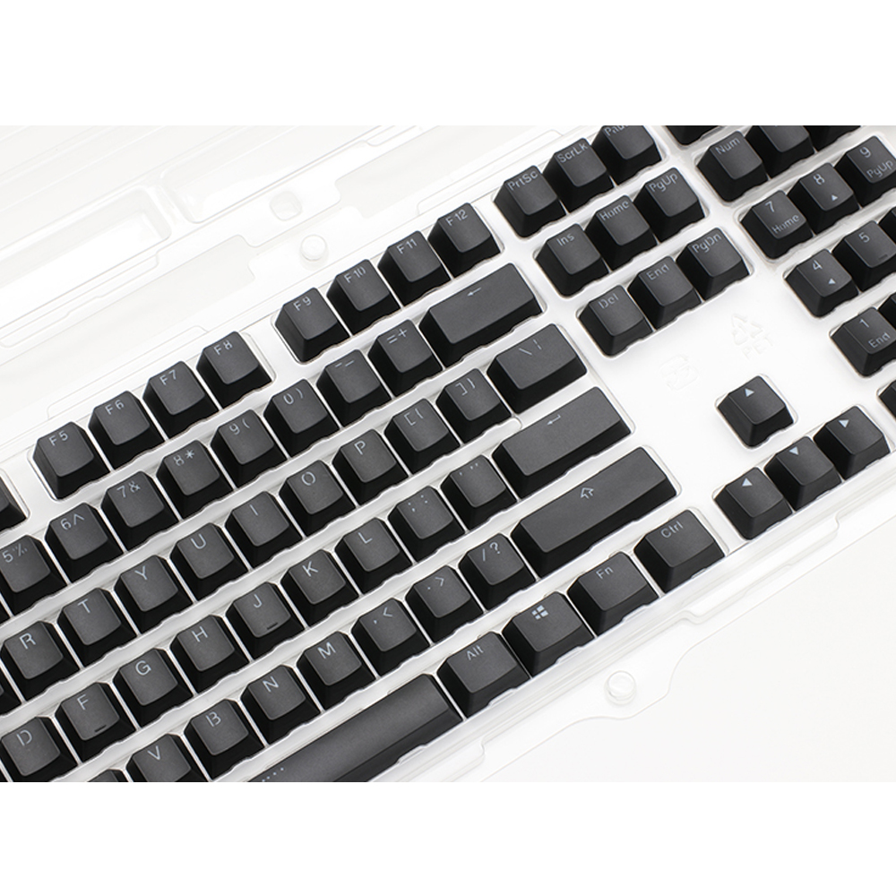 Ducky 108-Key PBT Double Shot Keycap Set US Layout Black DKSA108-USPDANNO2