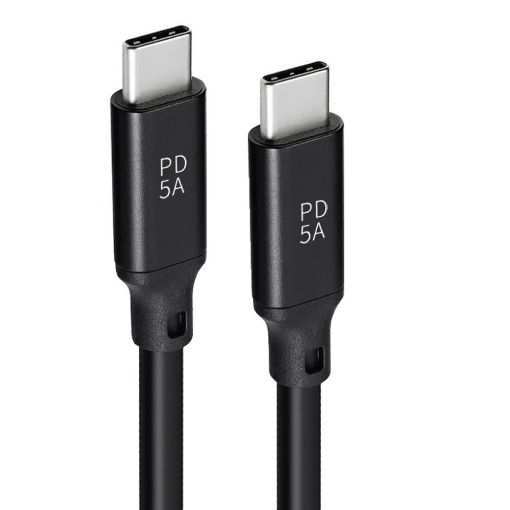 Kαλώδιο Maxball USB-C to USB-C 10G/100W 2m Black MBC100102