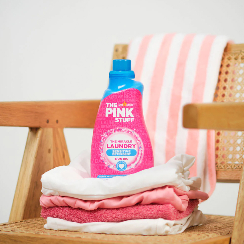 Υγρό Απορρυπαντικό Ρούχων The Pink Stuff Sensitive Detergent Non-Bio ...