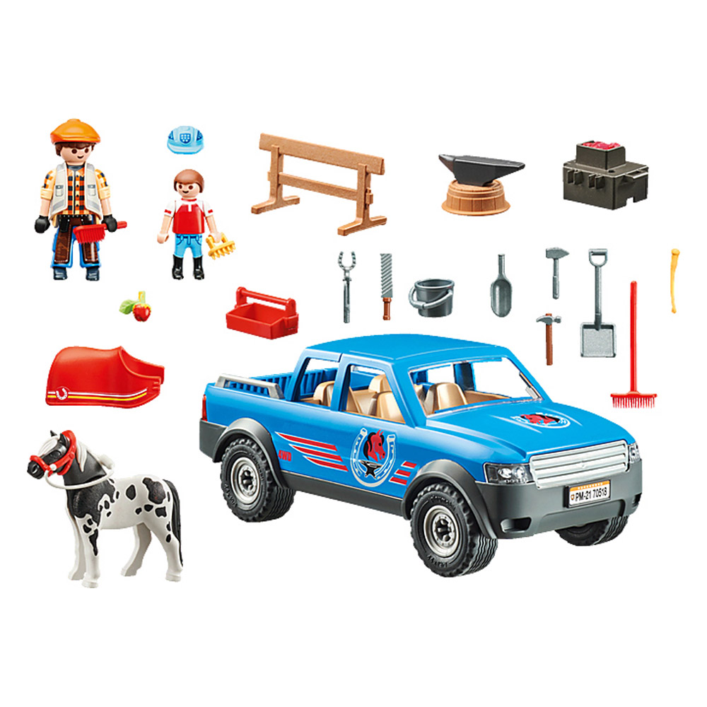 Playmobil Country - Mobile Blacksmith with Light Effect 70518