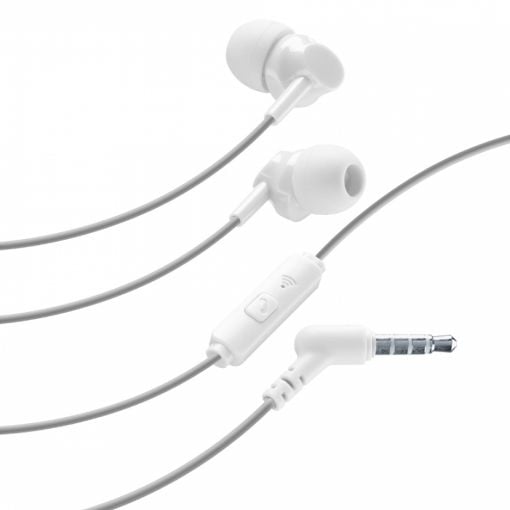 Handsfree Cellular Line Style Color Jack 3.5mm White AUINEARSMARTW