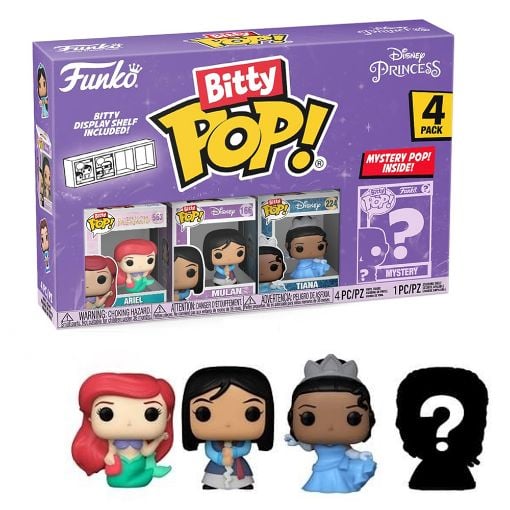 Funko Bitty Pop! Disney Princess 4-Pack Series 1