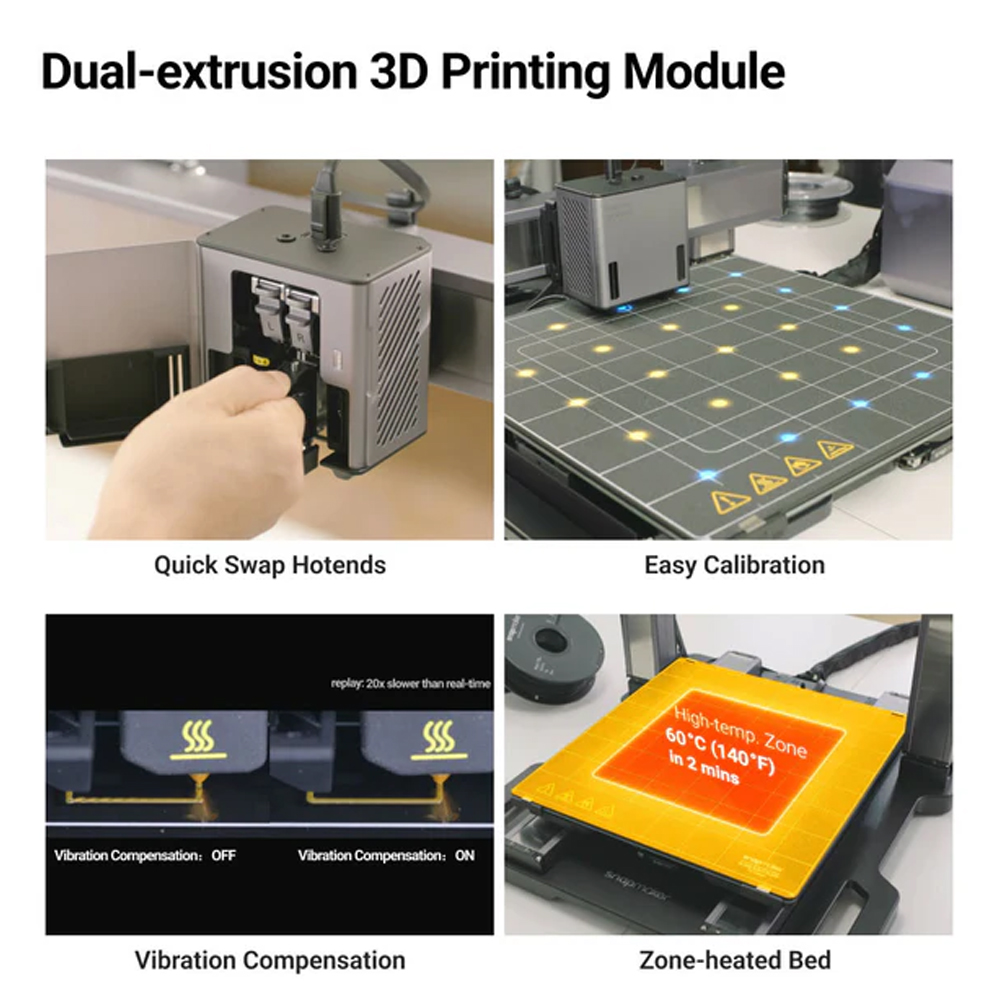 Εκτυπωτής 3D Snapmaker Artisan Premium 3-in-1 με 40W Laser & 200W CNC