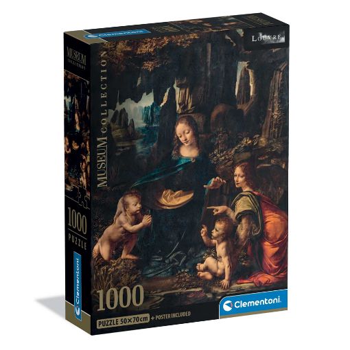 Clementoni - Puzzle Museum Collection Leonardo Da Vinci: Virgin of the ...