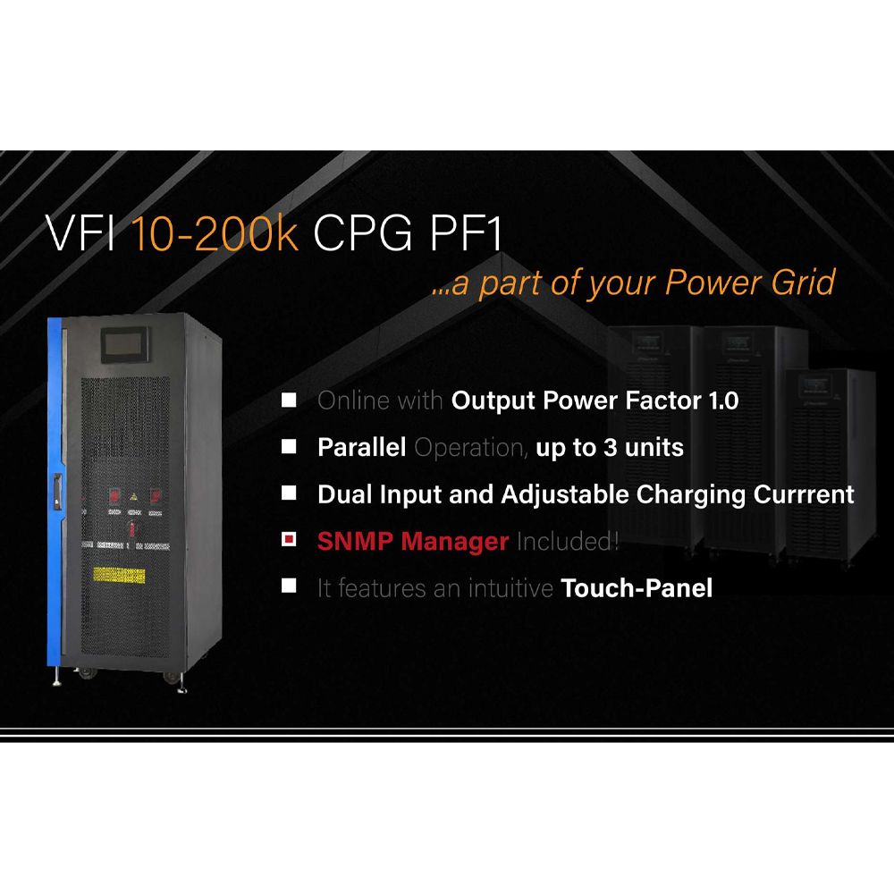 UPS PowerWalker VFI 60K CPG PF1 3/3 BX Online 60000VA/60000W 10122162