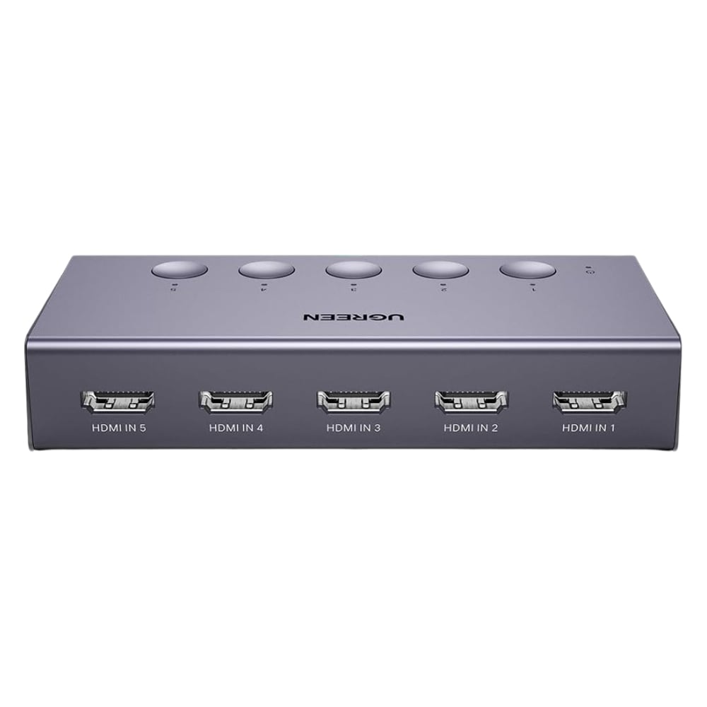 Switch Ugreen CM568 HDMI 5-Port 4K/60Hz Grey 25857