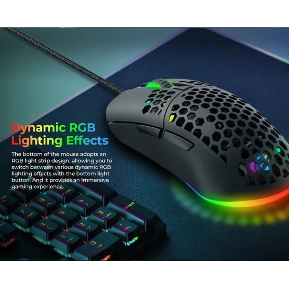 Ποντίκι Havit MS1036 Wired RGB Gaming Black