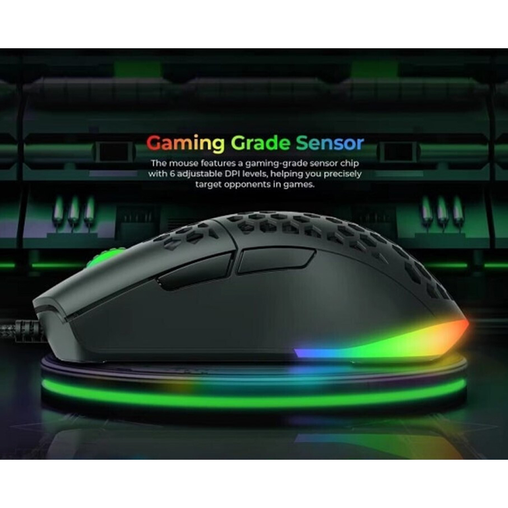 Ποντίκι Havit MS1036 Wired RGB Gaming Black