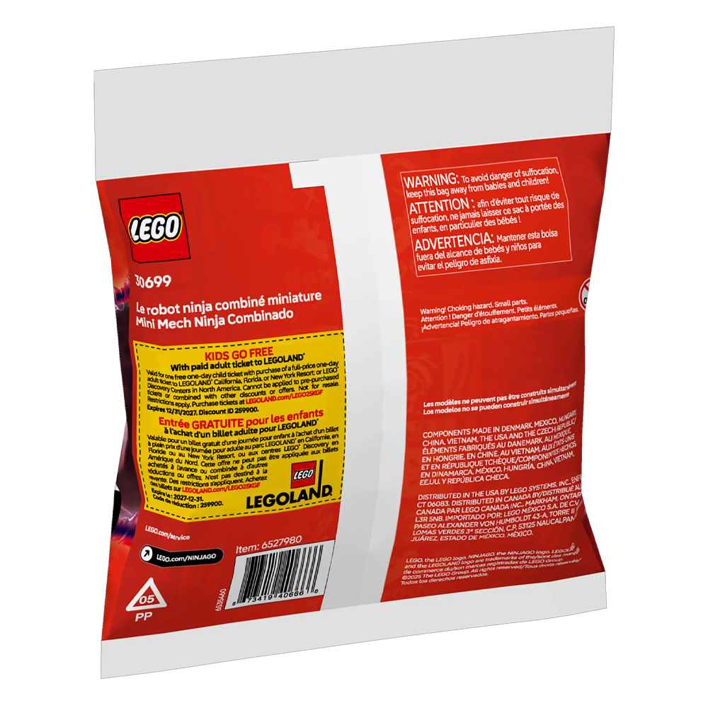 LEGO Ninjago: Mini Ninja Combo Mech 30699