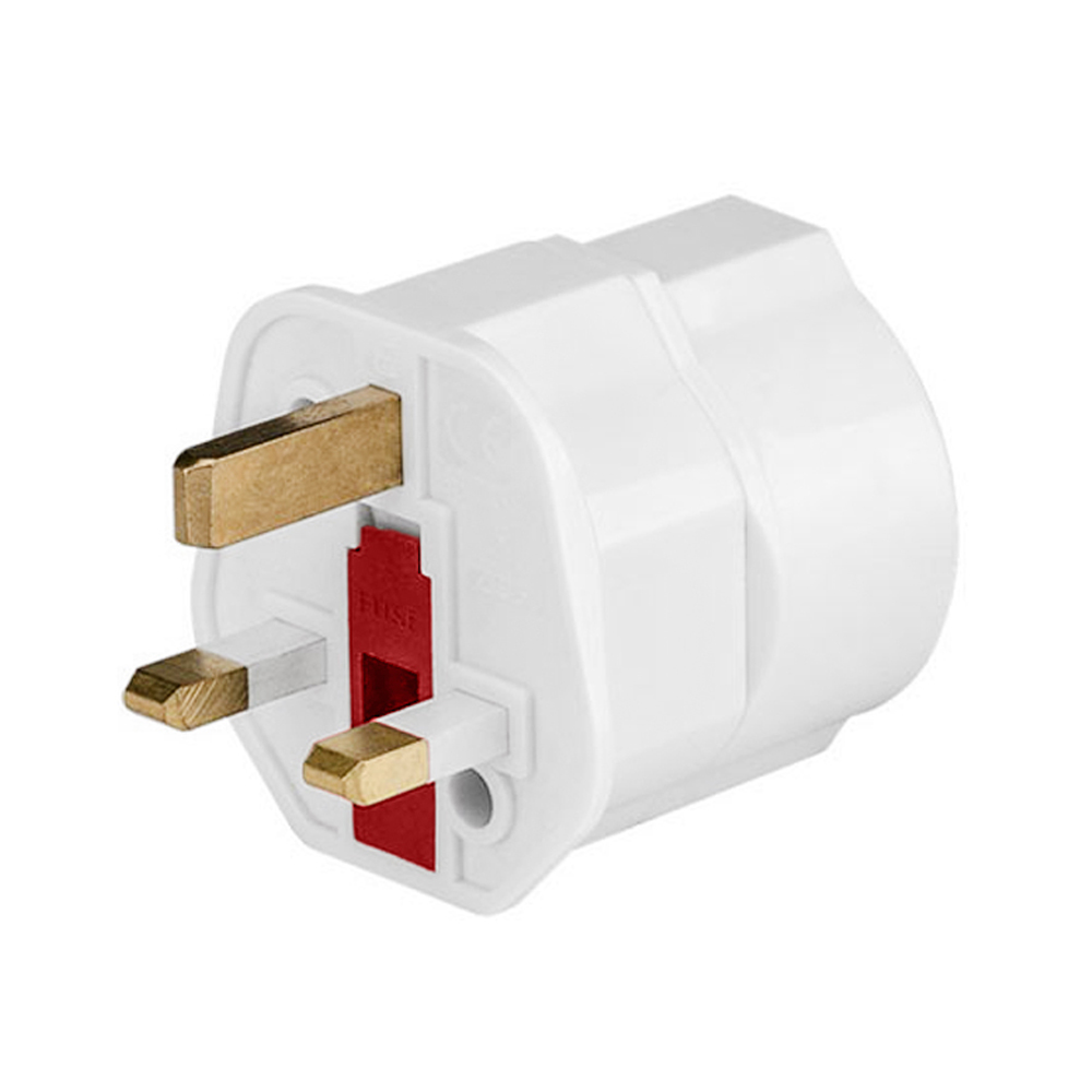 Αντάπτορας Πρίζας Lamtech Type-F (Schuko) σε Type-G (UK) LAM113317