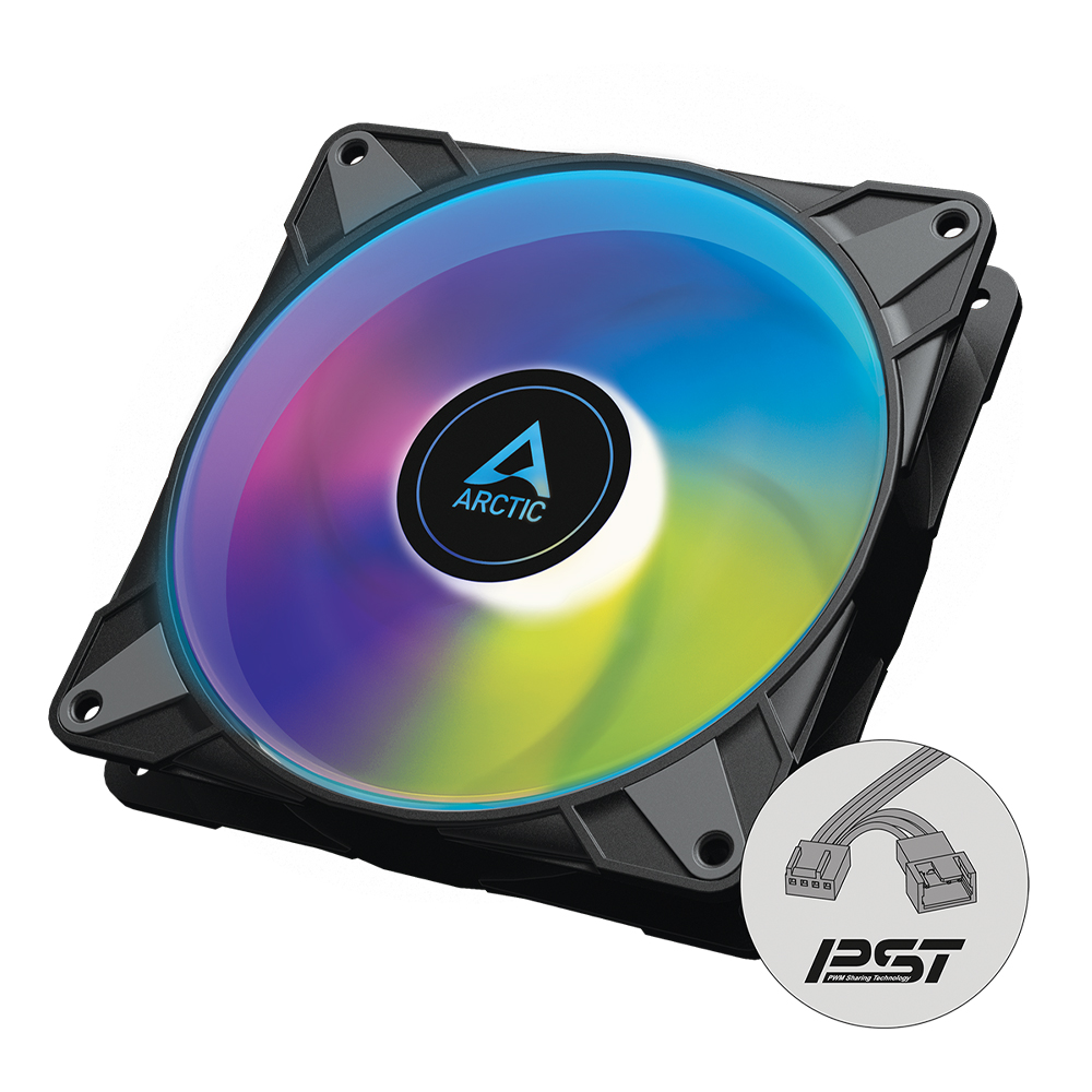 Case Fan Arctic P14 Pro A-RGB PWM 140mm Reverse Black (3-Pack) ACFAN00327A