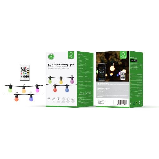 Smart Party Lighting String Woox R5195 RGB Wi-Fi 9m