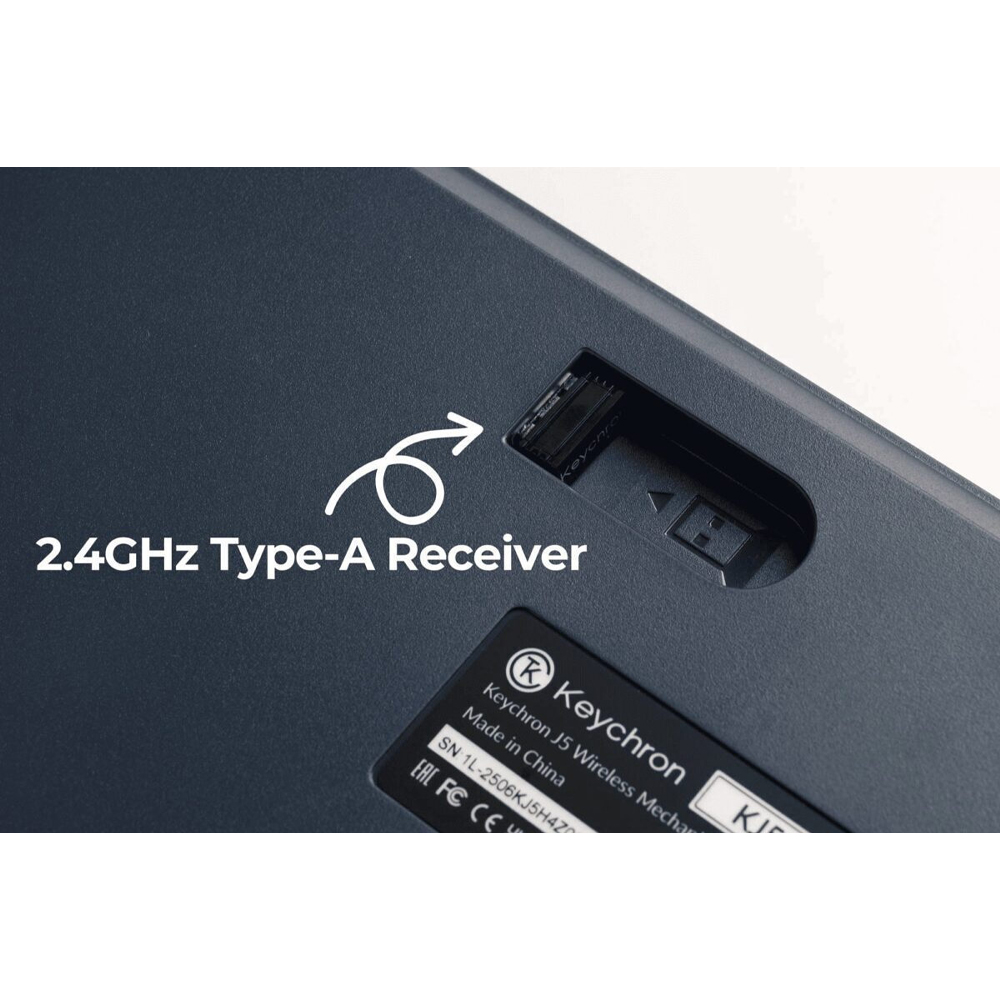 Πληκτρολόγιο Keychron J5 QMK 1K Wireless RGB Hot-Swappable Red Switches ...