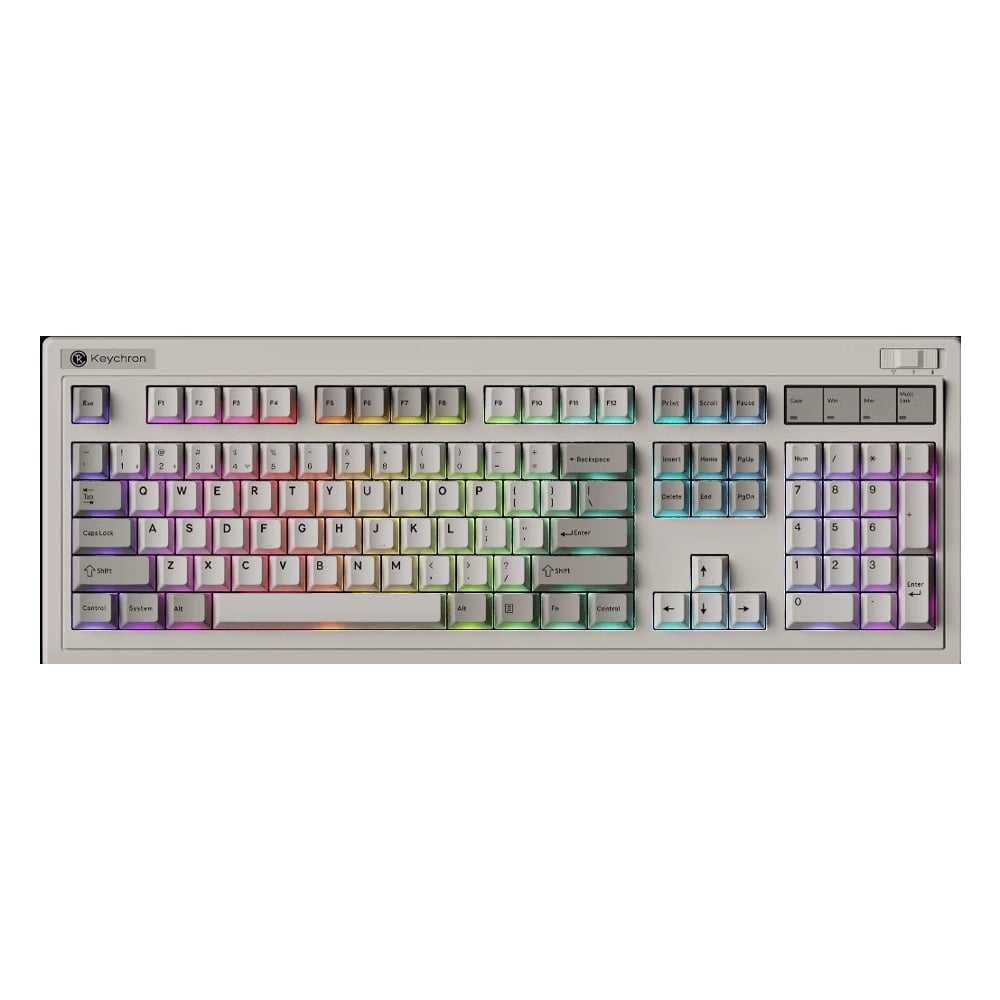 Πληκτρολόγιο Keychron R6 QMK 1K Wireless RGB Hot-Swappable Red Switches ...