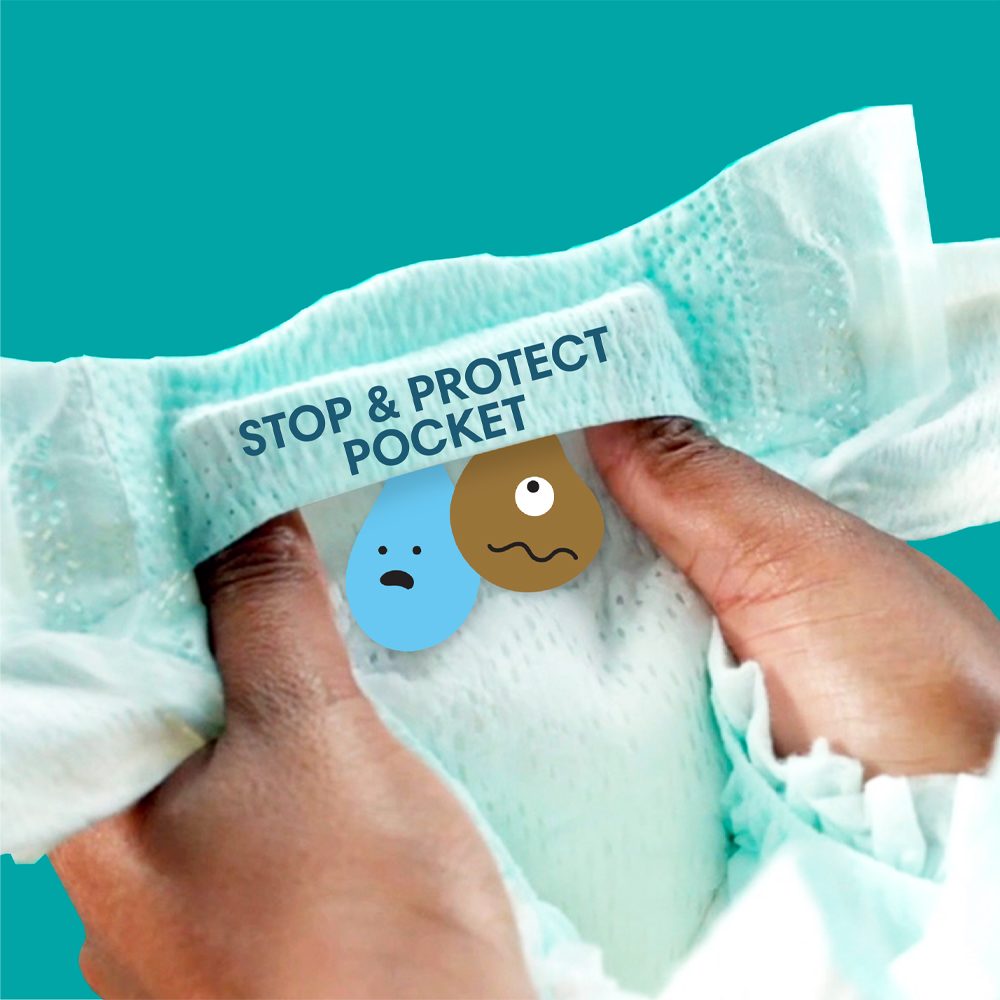 Πάνες με Αυτοκόλλητο Pampers Premium Care No.7 (15kg+) 64τμχ